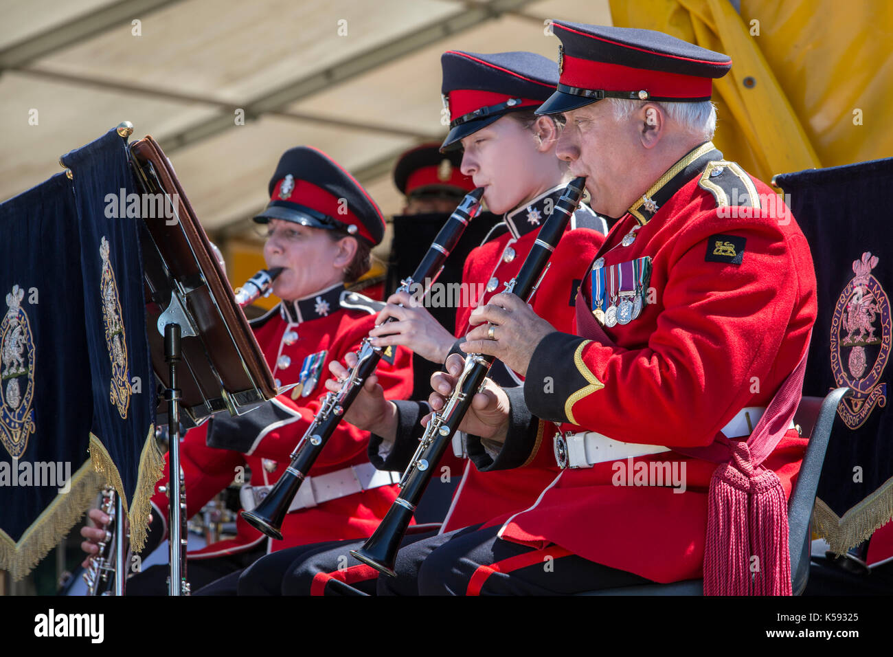 Princess of Wales military band Stock Photo - Alamy