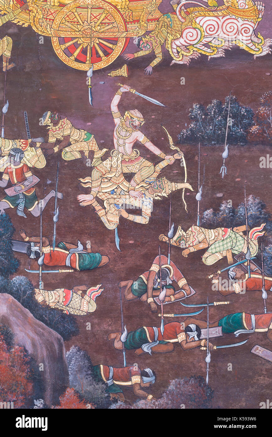 Mural ramayana hi-res stock photography and images - Alamy