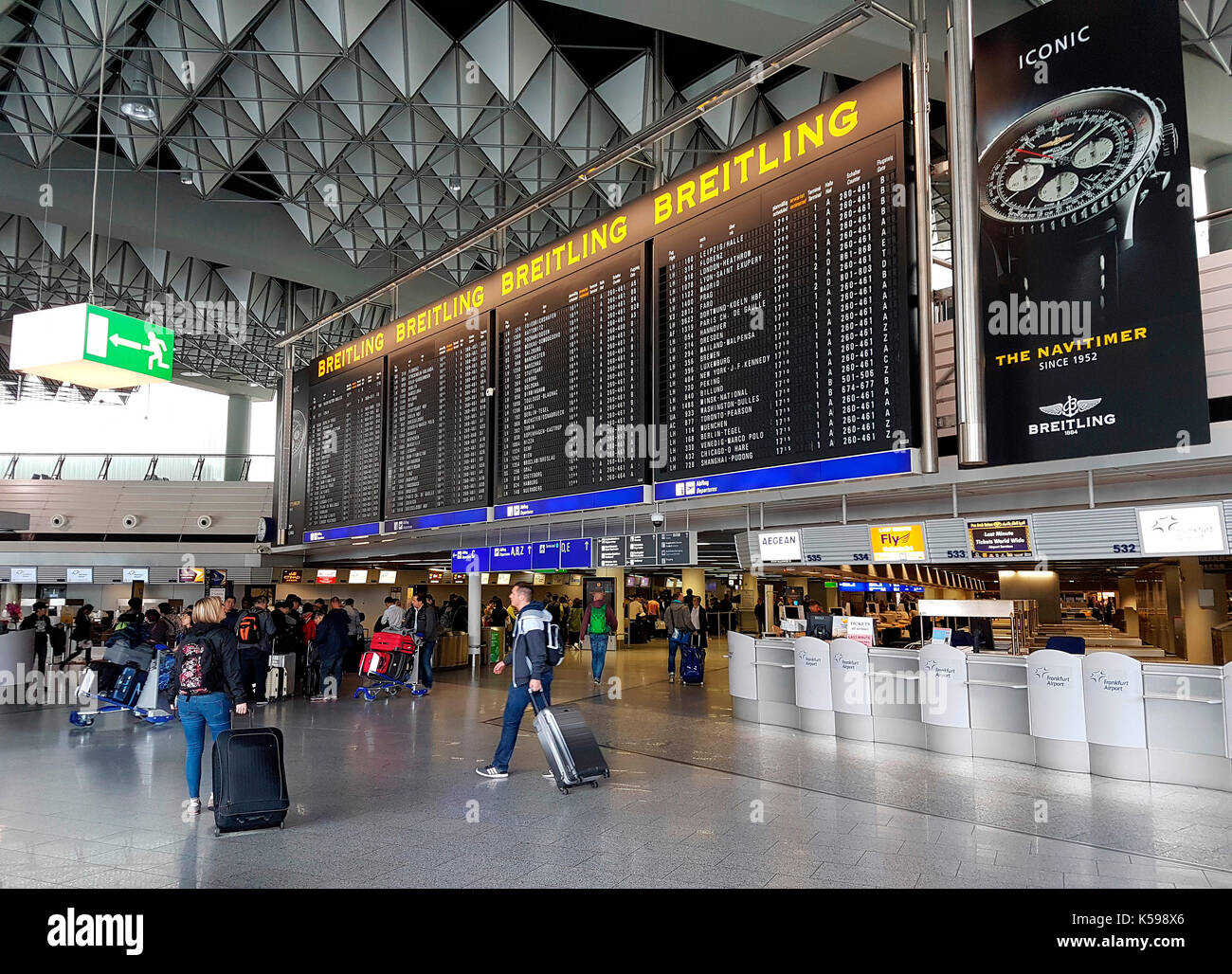 Flughafen, Frankfurt am Main Stock Photo - Alamy