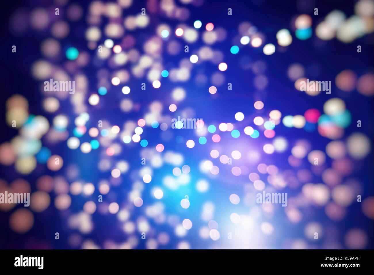 Bright light spots abstract bokeh blurred texture background Stock ...