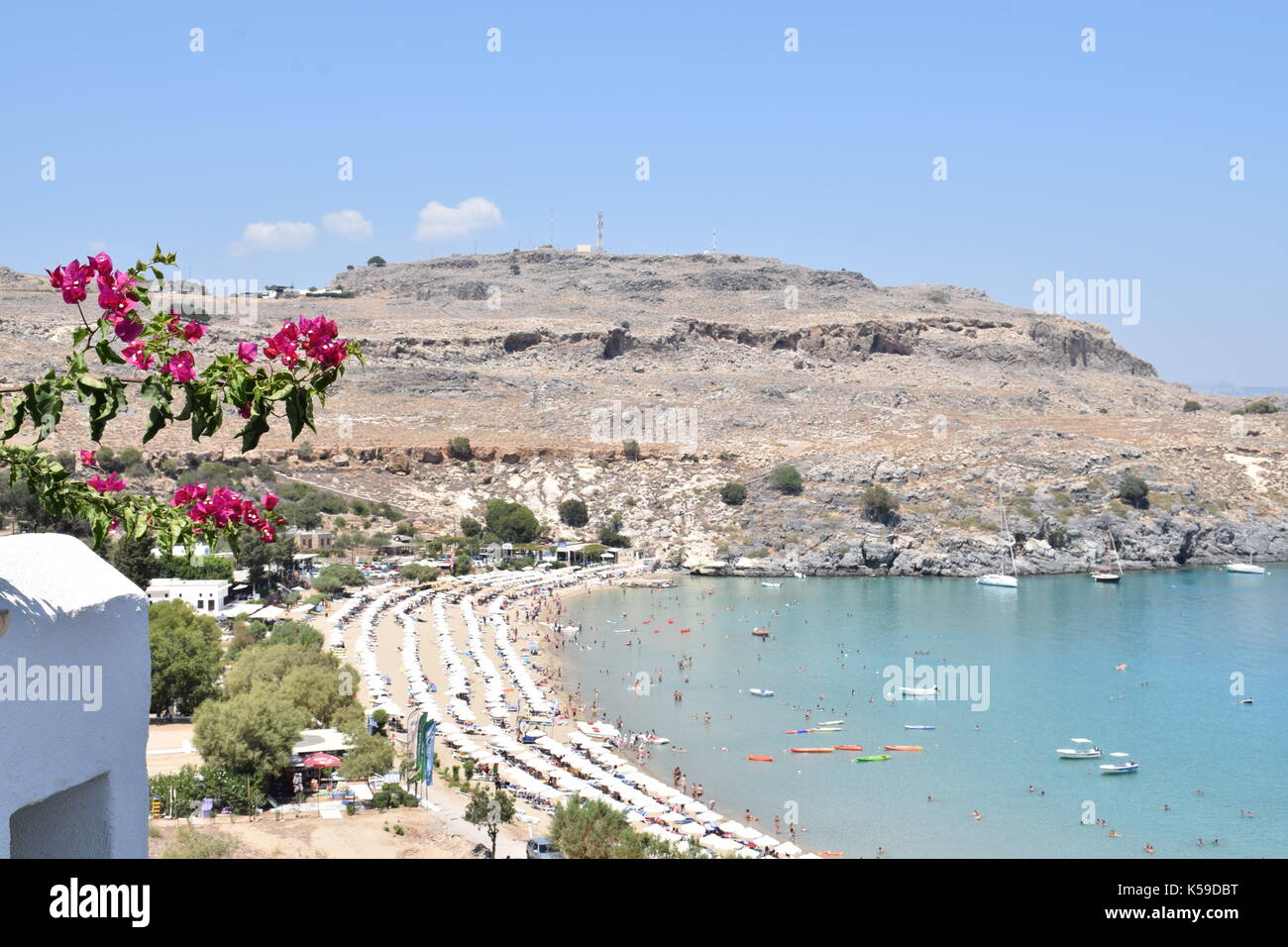 Lyndos rhodes hi-res stock photography and images - Alamy