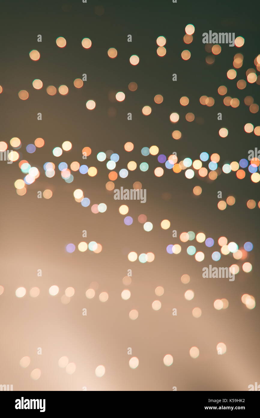 Bright light spots abstract bokeh blurred texture background Stock ...