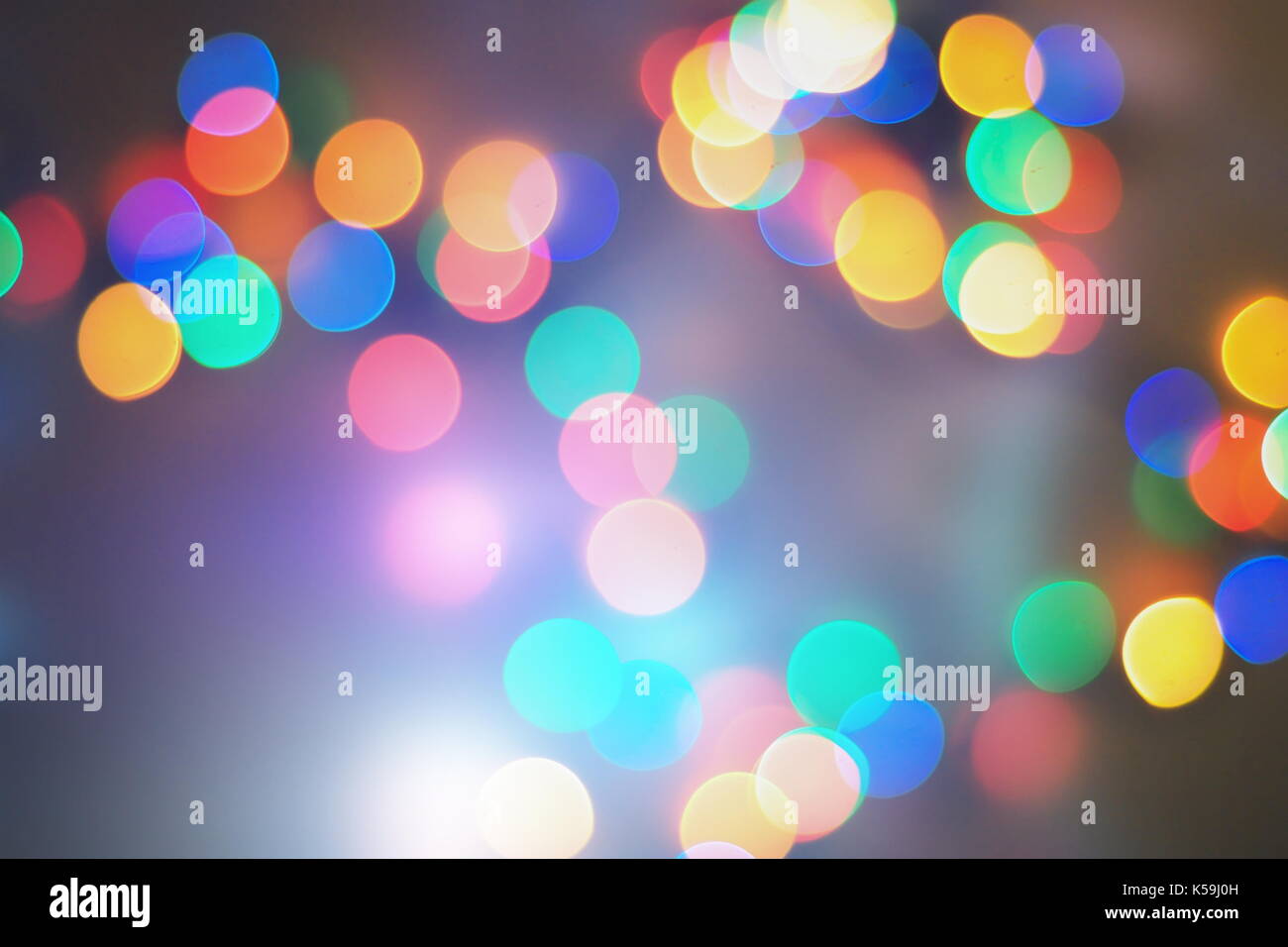 Bright light spots abstract bokeh blurred texture background Stock ...