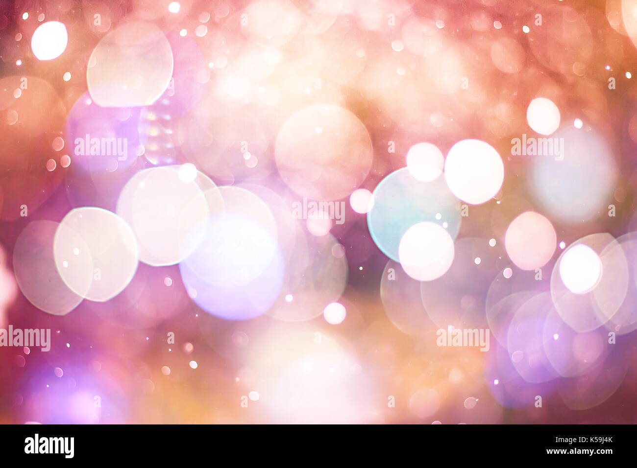 Bright light spots abstract bokeh blurred texture background Stock ...
