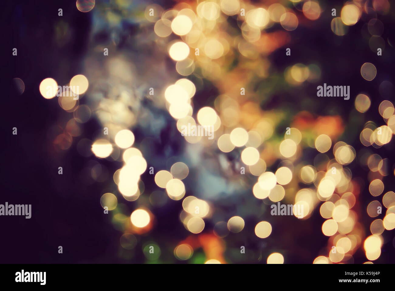 Bright light spots abstract bokeh blurred texture background Stock ...