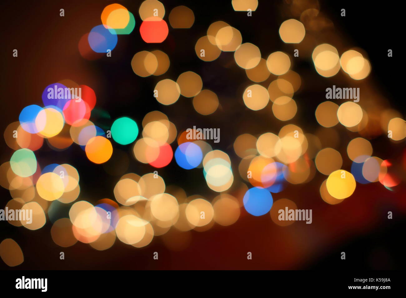 Bright light spots abstract bokeh blurred texture background Stock ...