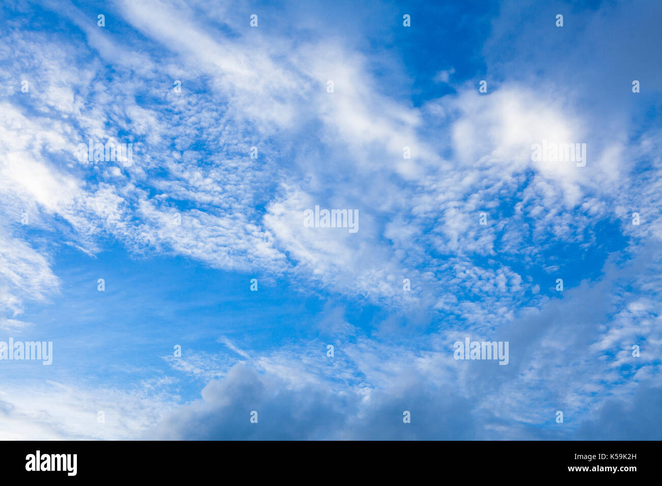 blue Sky with clouds in morning Stock Photo - Alamy