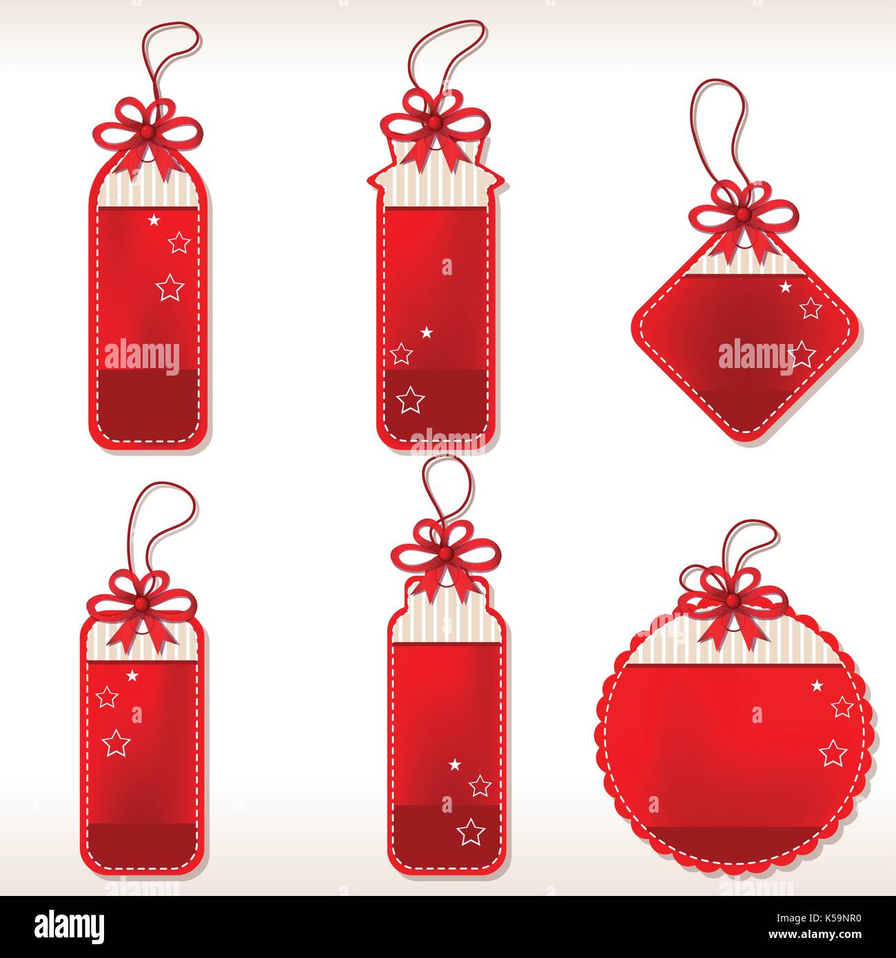 Christmas tags vector vectors Stock Vector Images - Alamy