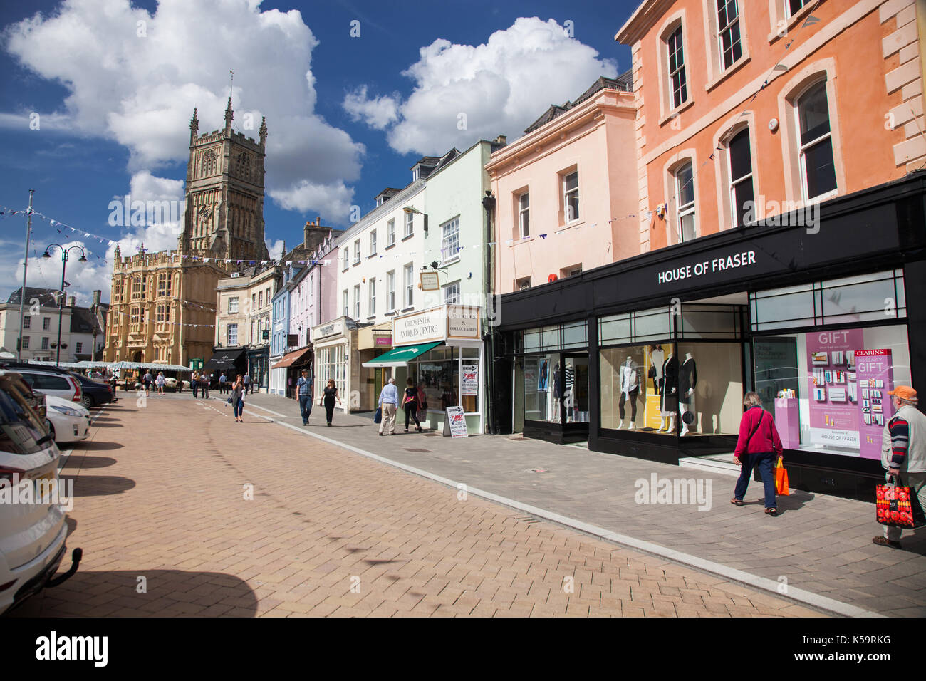 Map of cirencester hi-res stock photography and images - Alamy