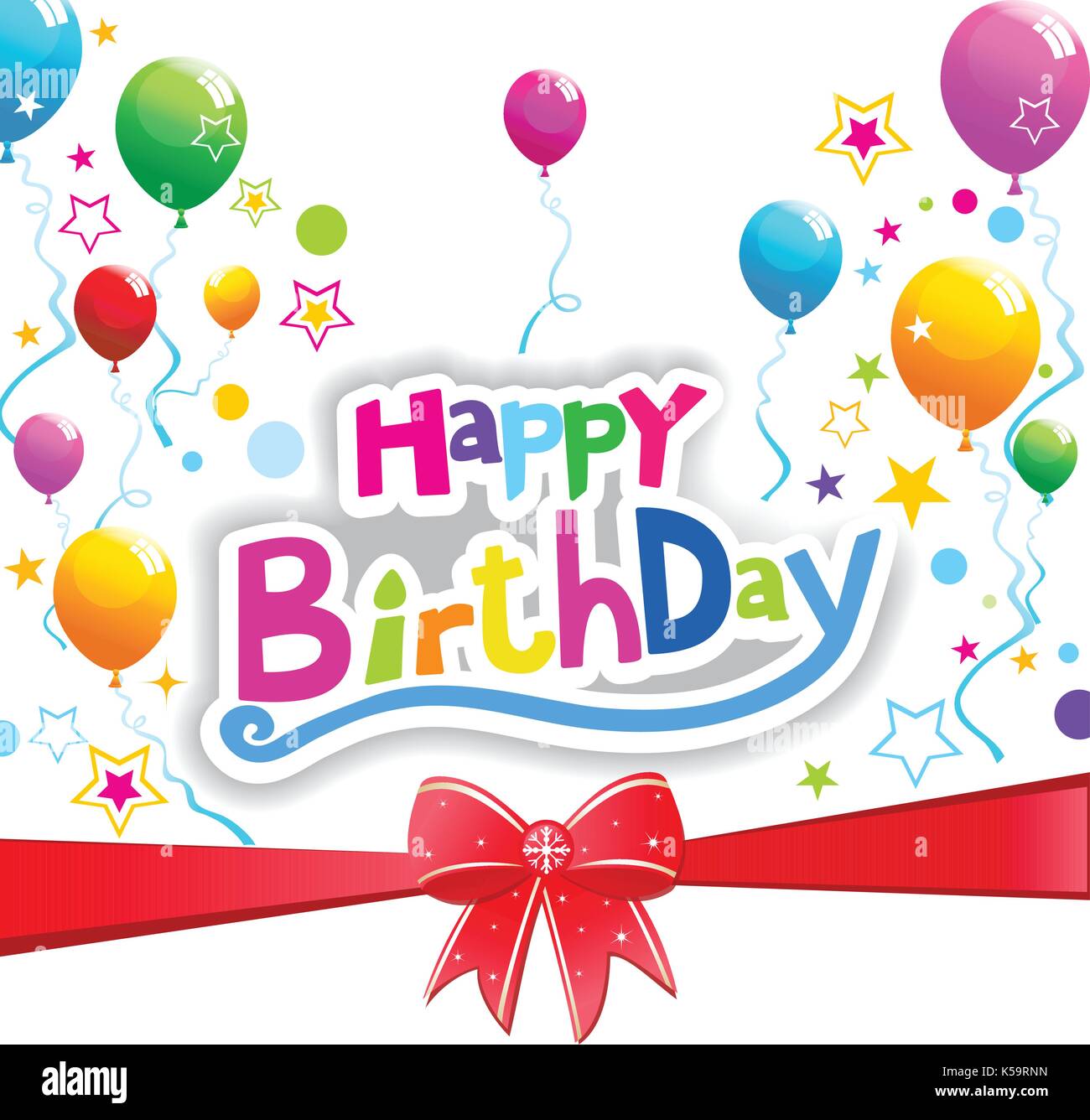 Happy Birthday concept. EPS 10 file. Transparency used on highlight ...