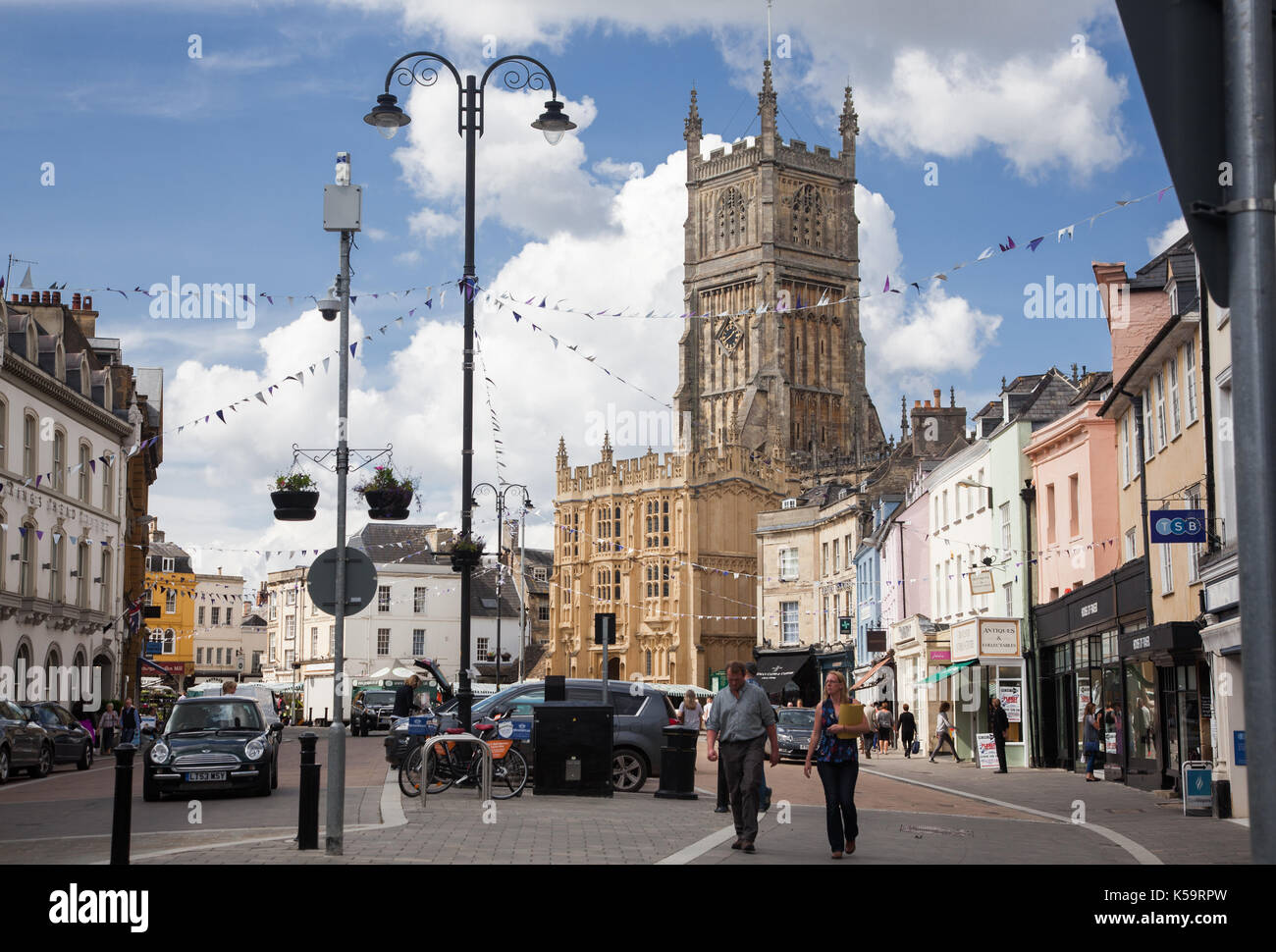 Map of cirencester hi-res stock photography and images - Alamy