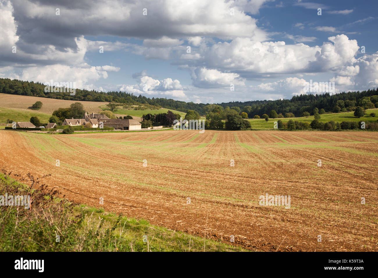 England midlands cotswolds gloucestershire view hi-res stock ...