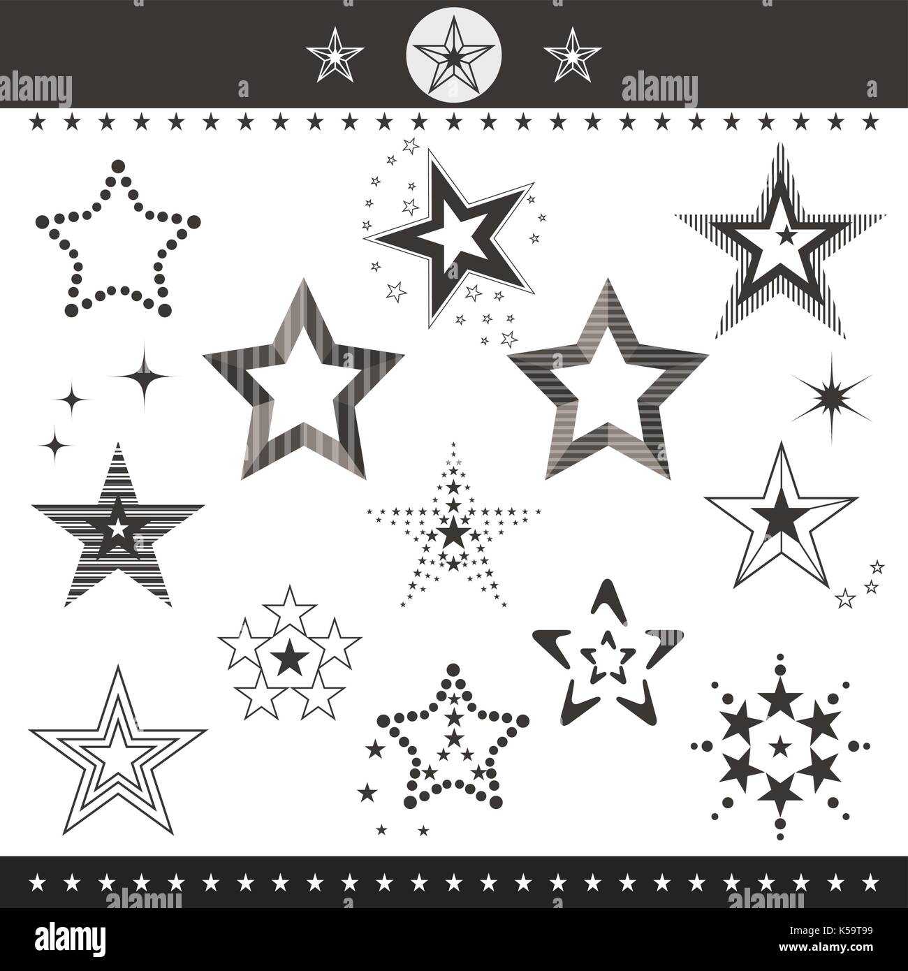 Set of colored stars. Vector, illustration Stock Vector Image & Art - Alamy