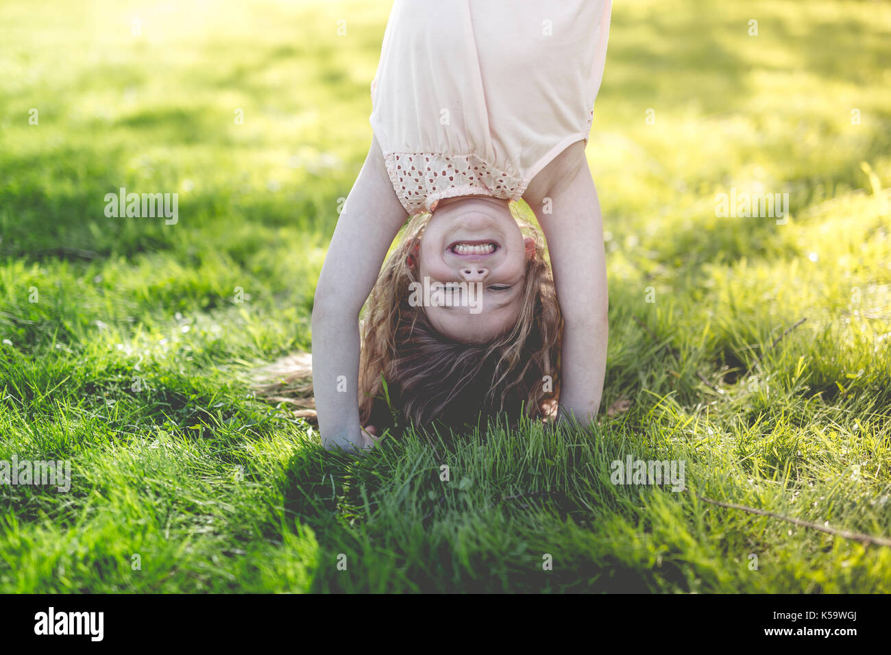 Child at the fitness park hi-res stock photography and images - Alamy