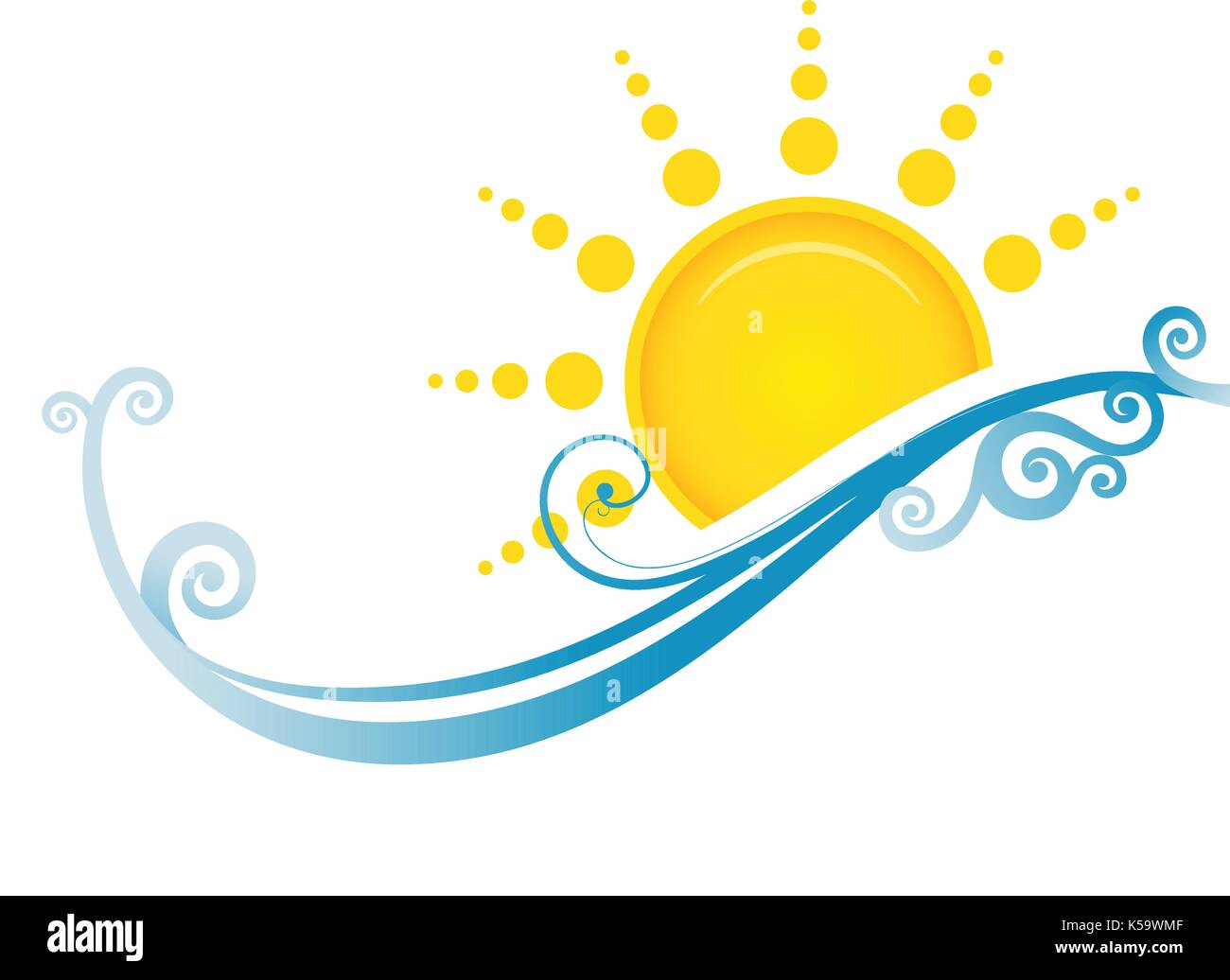 Sunrise concept Stock Vector Images - Alamy