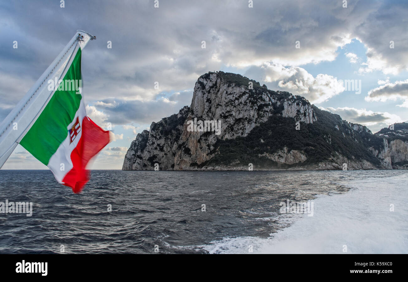 Capri flag hi-res stock photography and images - Alamy
