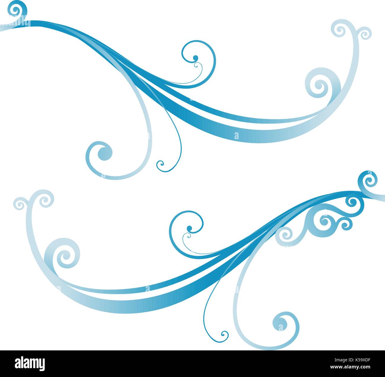 Blue Ornament Design Stock Vector Image & Art - Alamy