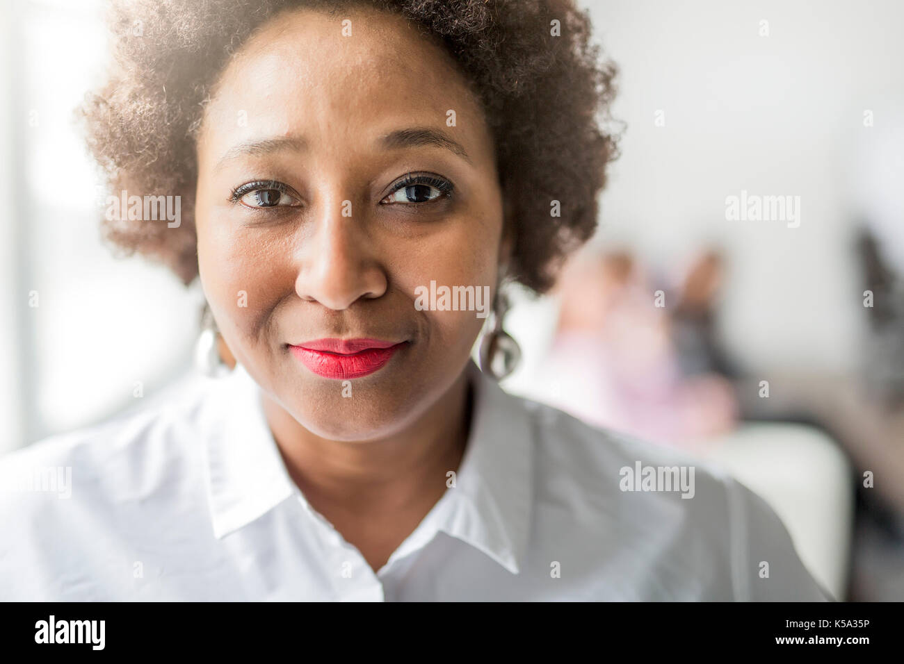 Portrait Of Girl african Stock Photo - Alamy
