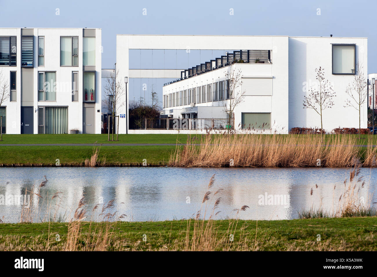New neighborhood in Rotterdam Nesselande in the Netherlands Stock Photo ...
