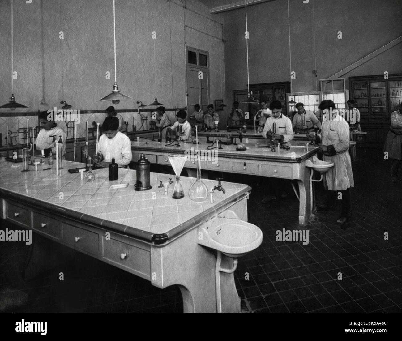 Laboratory chemical practices in hi-res stock photography and images ...