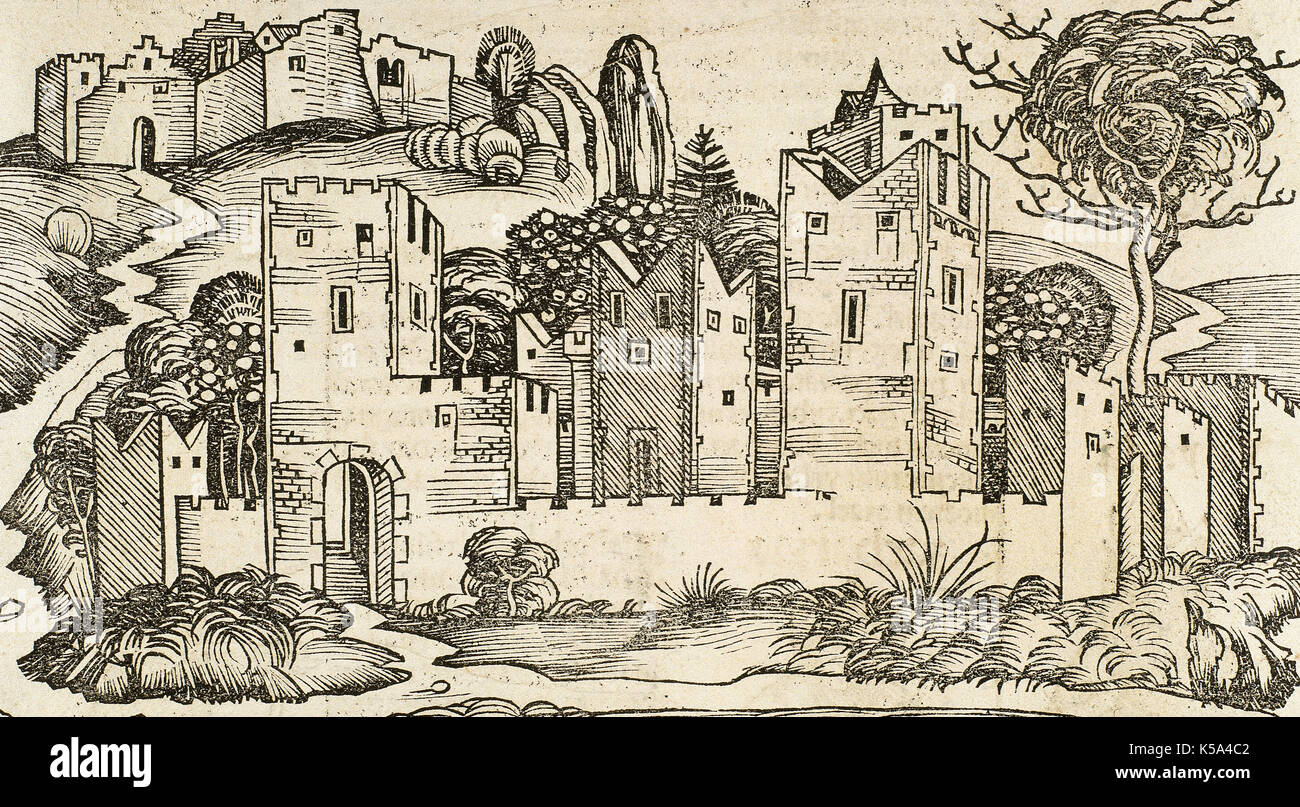 Hartmann schedel 1493 hi-res stock photography and images - Alamy