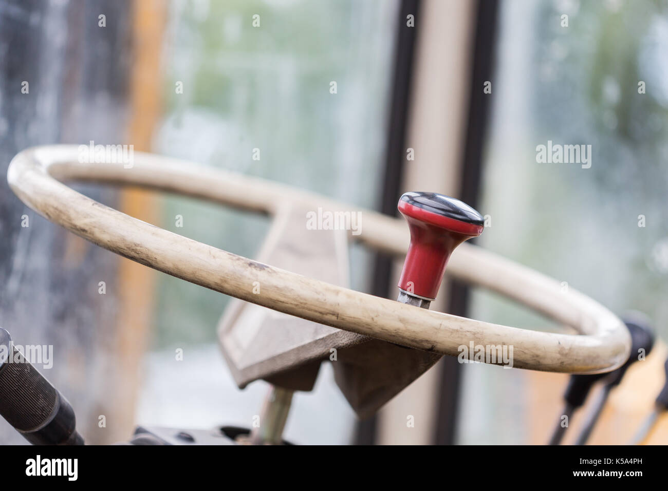 Inside tractor cab hi-res stock photography and images - Alamy