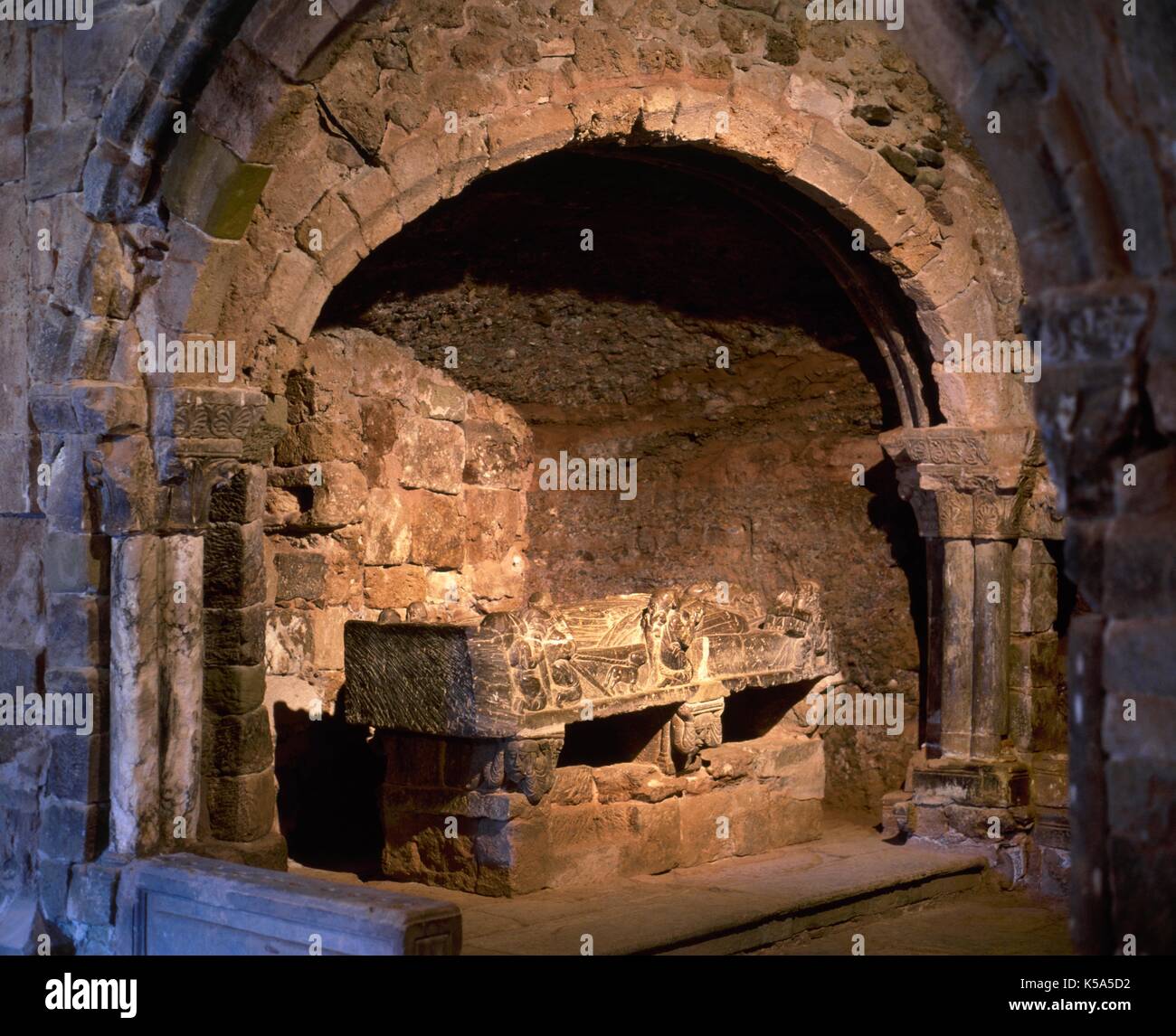 Monastery of Saint Millan de Suso. Centuries VI to XI. Cenotaph of ...