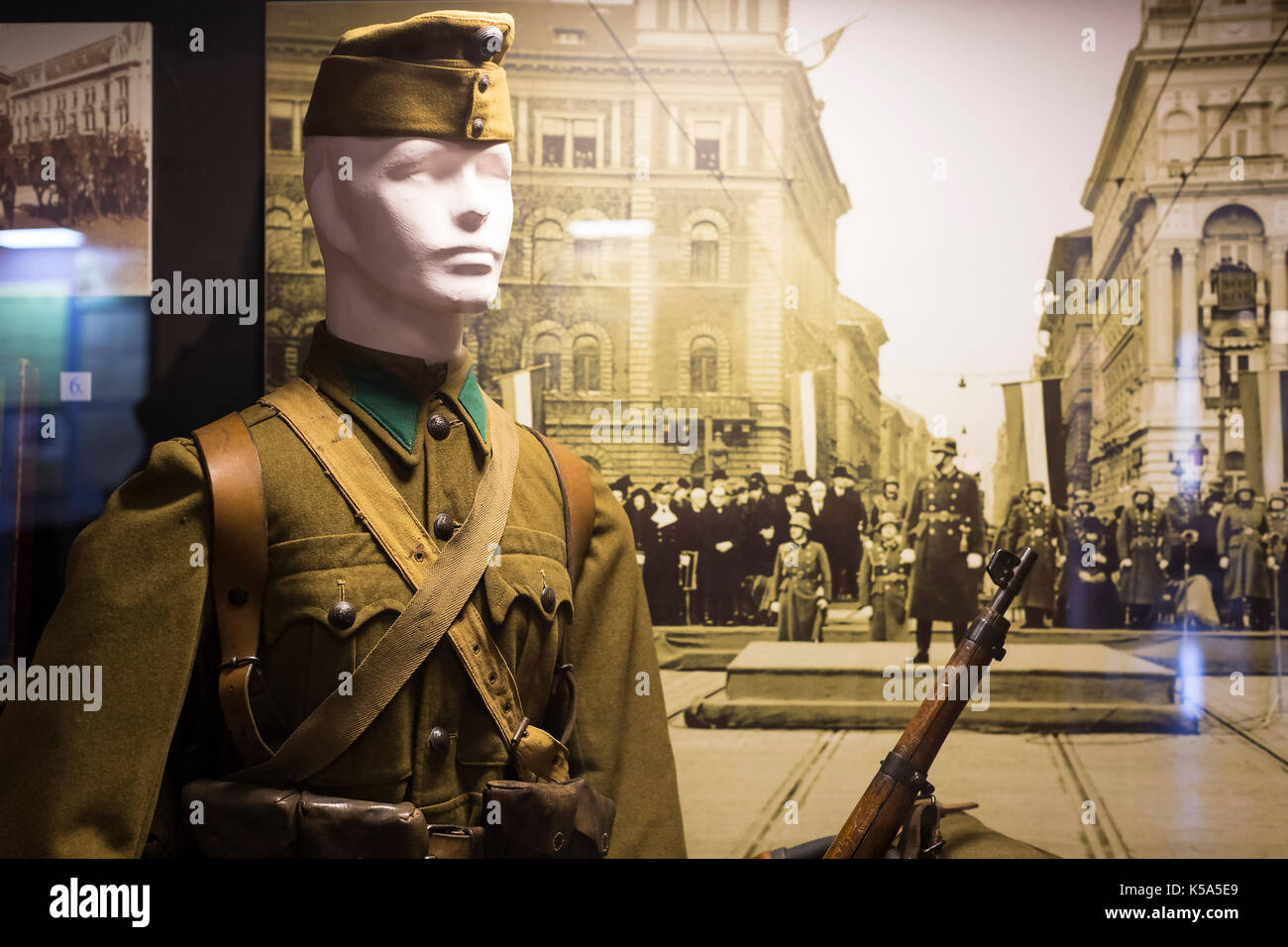 BUDAPEST, HUNGARY - 22 AUGUST 2017: Museum of the history of the ...