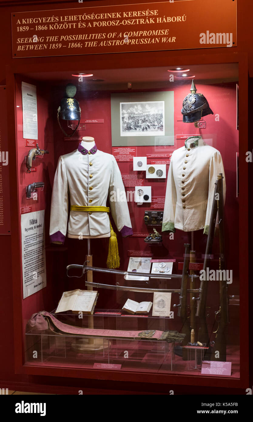 BUDAPEST, HUNGARY - 22 AUGUST 2017: Museum of the history of the ...