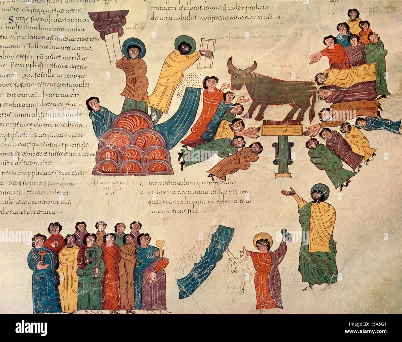 Mozarabic bible leon bible legionensis 960 hi-res stock photography and ...