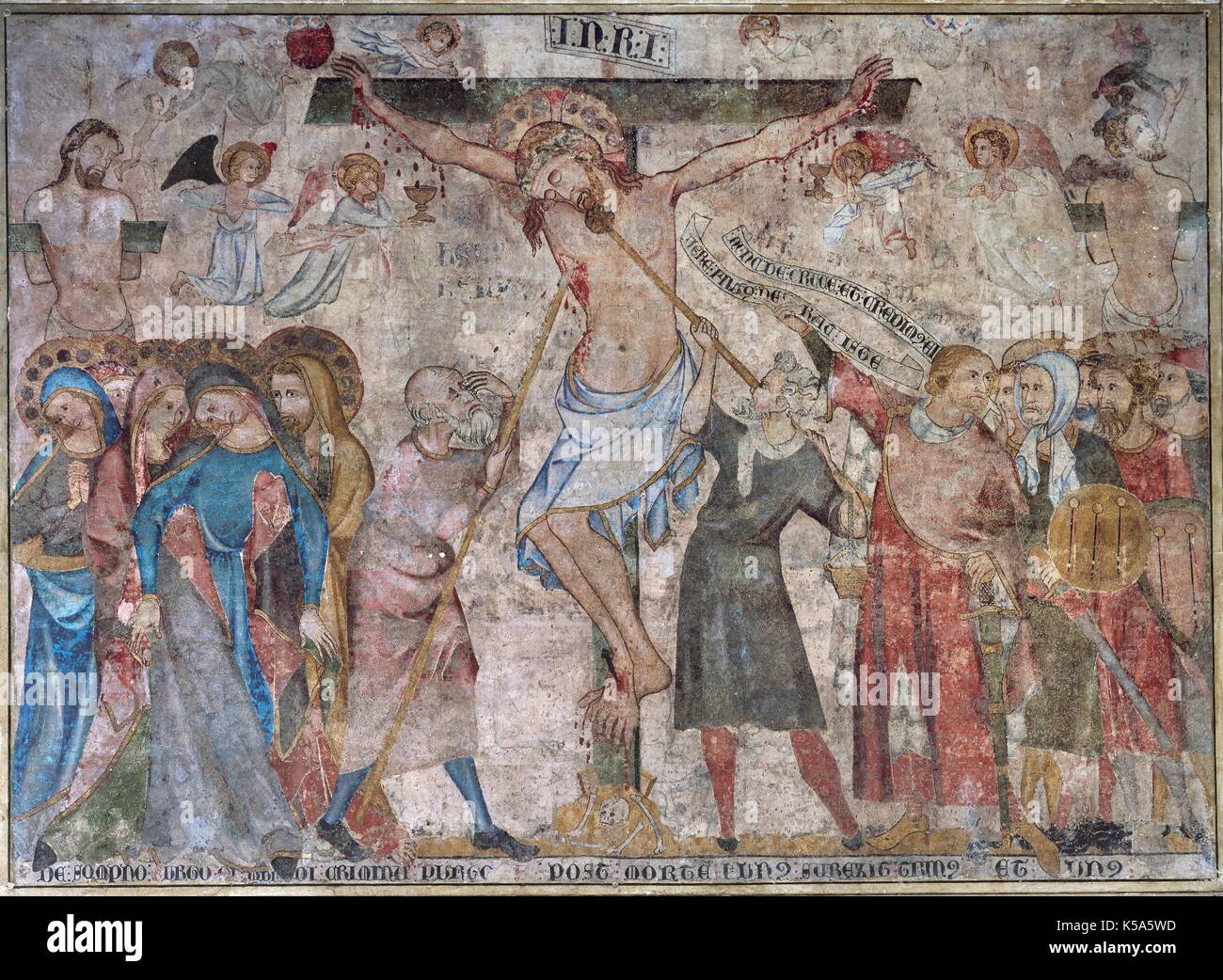 Gothic period, XIV century. Crucifixion. by Juan Oliver (Johannes ...