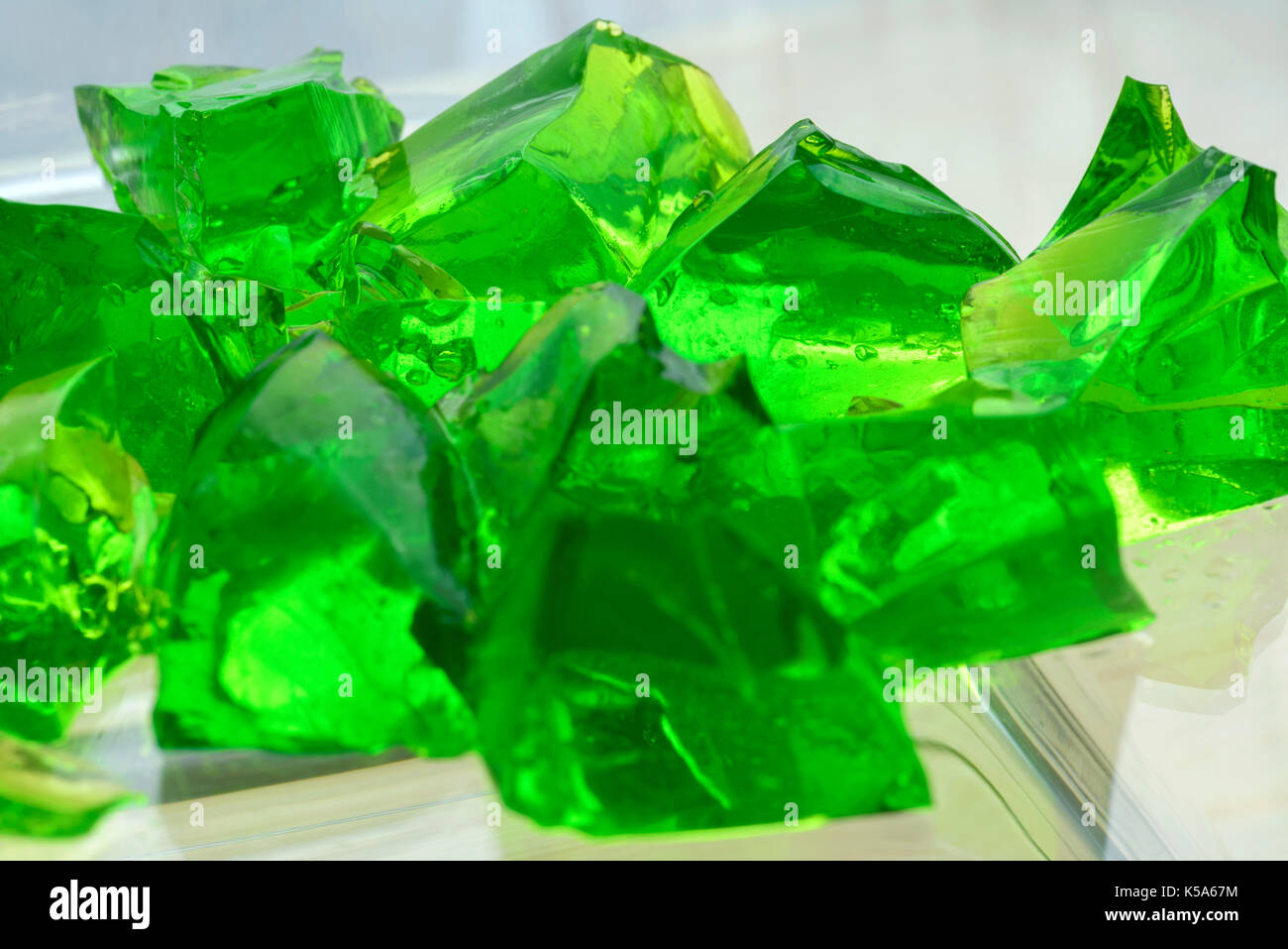 Abstract Jelly pieces Stock Photo - Alamy