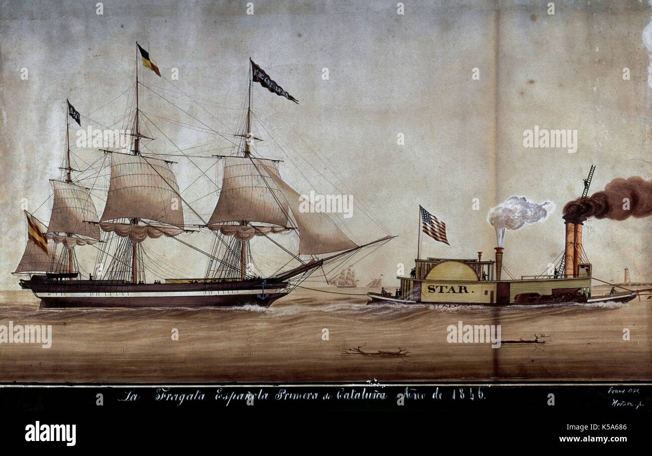 Spanish frigate art hi-res stock photography and images - Alamy