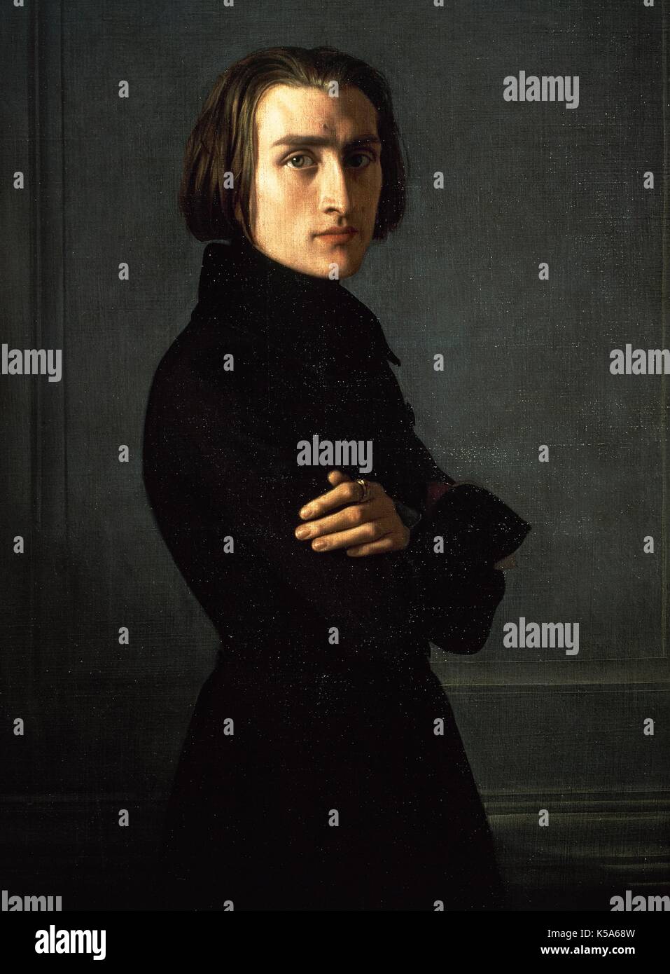 Franz liszt portrait hungarian composer hi-res stock photography and ...