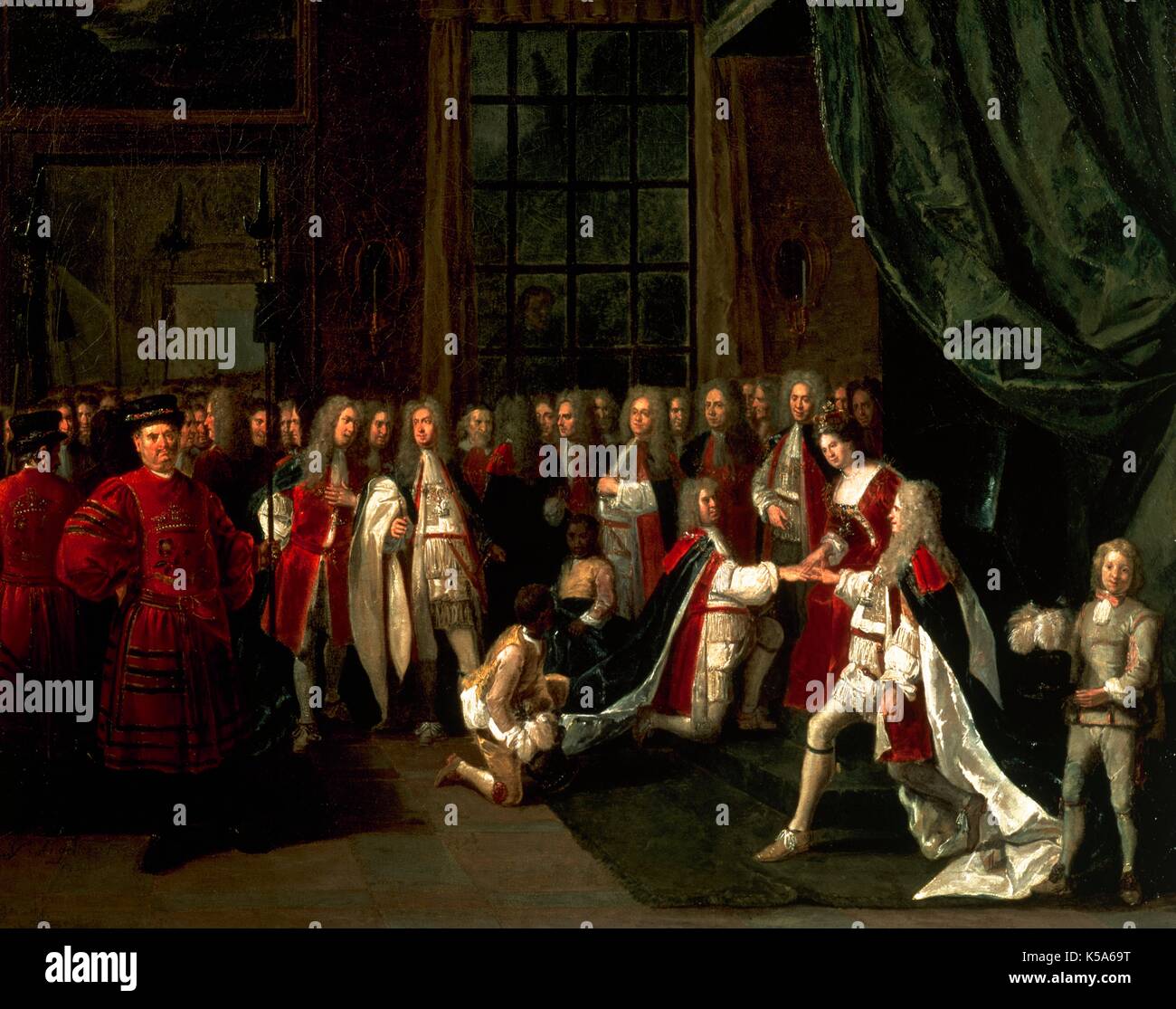 Anne I of Great Britain and Ireland (1665-1714). The Queen Anne and the ...