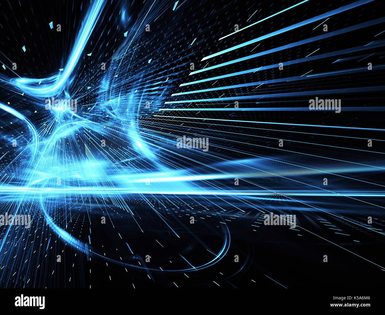 Abstract technology illustration, illustration Stock Photo - Alamy