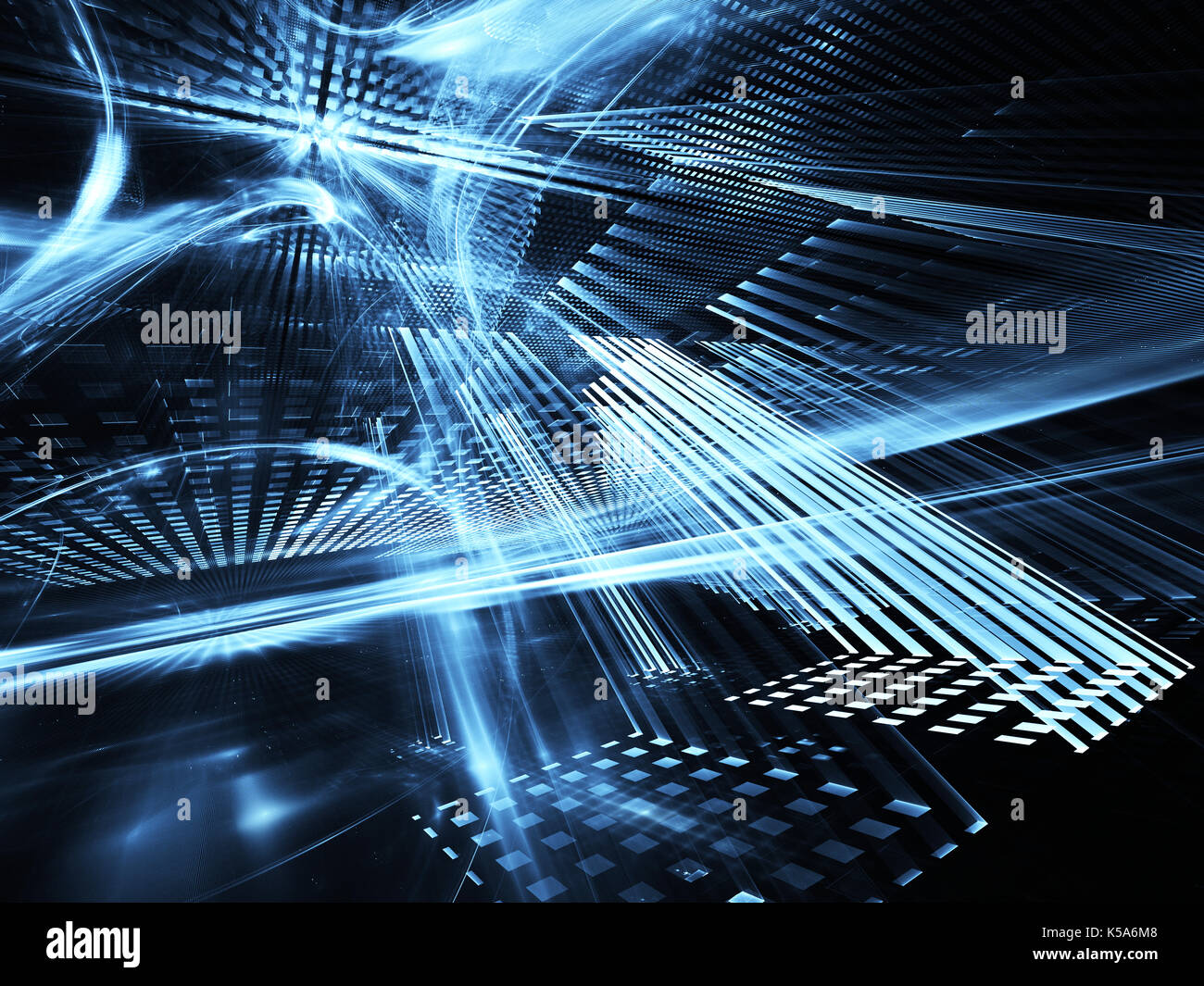 Abstract technology illustration, illustration Stock Photo - Alamy
