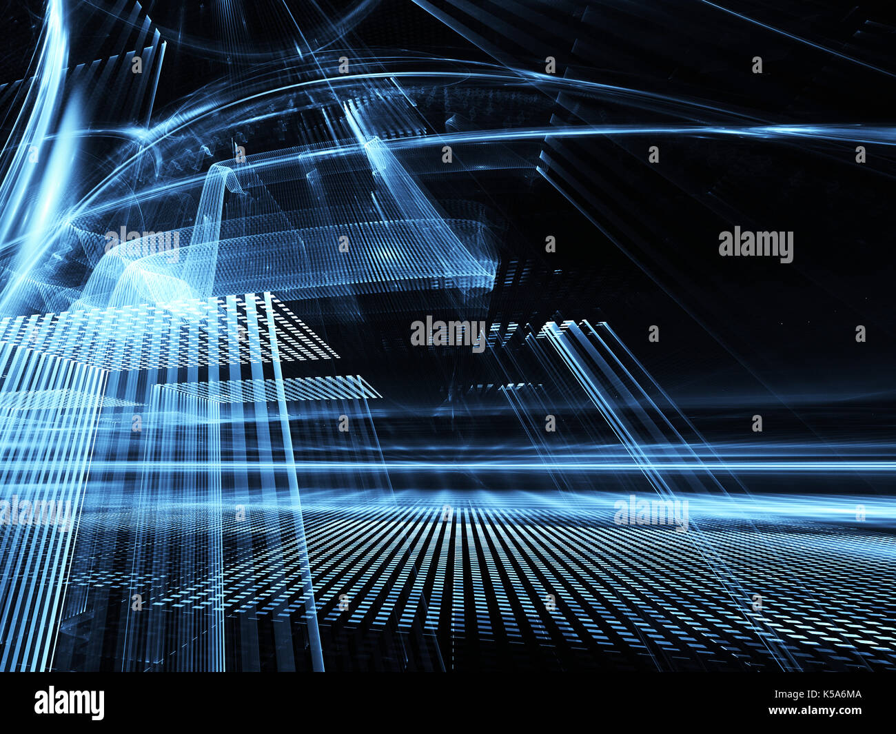 Abstract technology illustration, illustration Stock Photo - Alamy