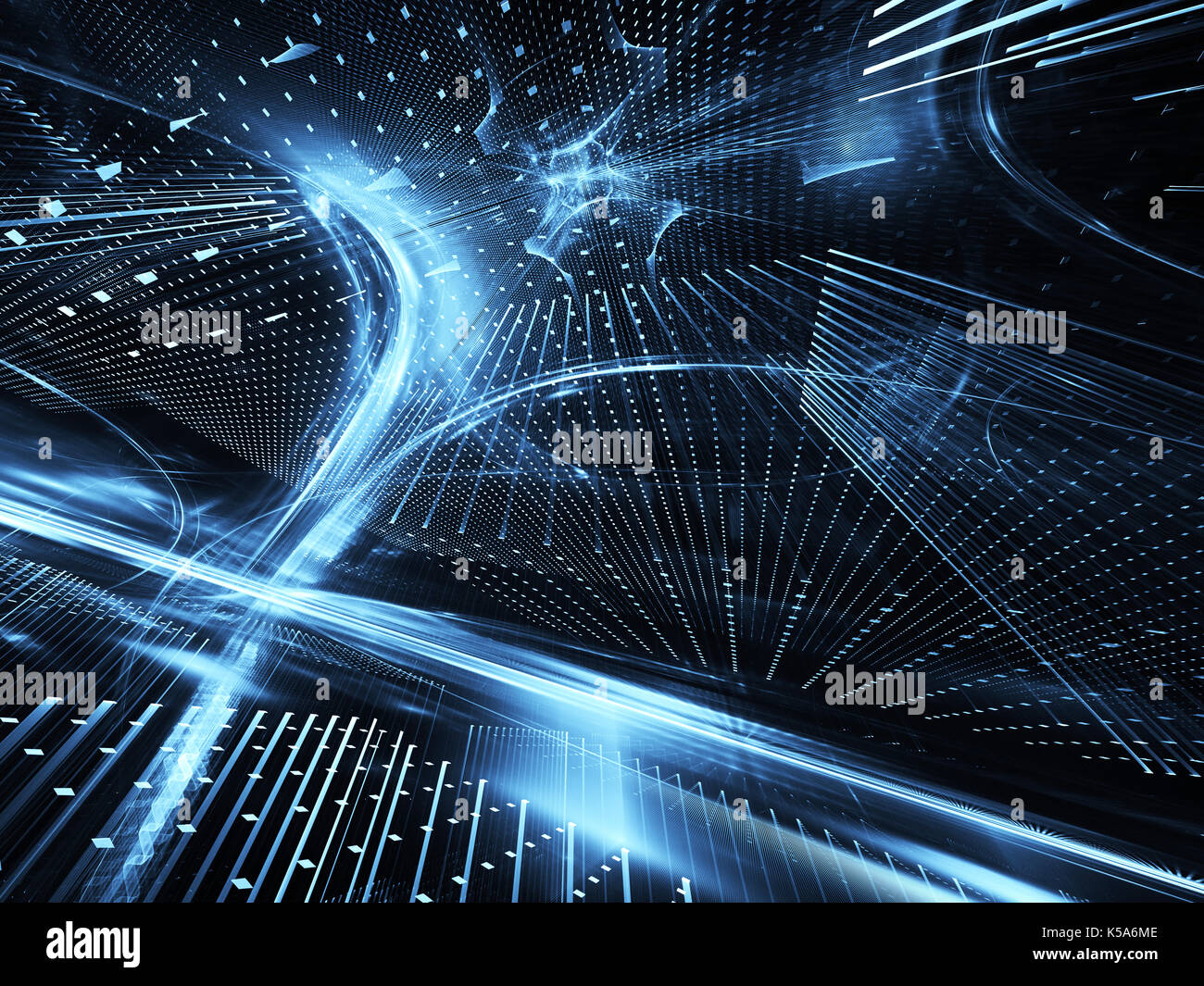 Abstract technology illustration, illustration Stock Photo - Alamy