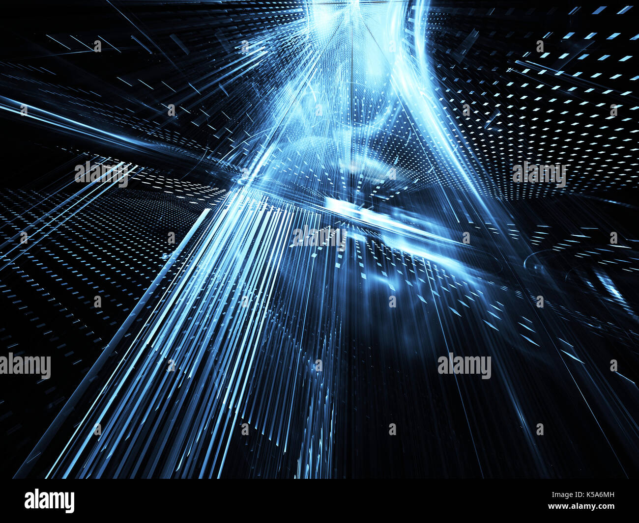 Abstract technology illustration, illustration Stock Photo - Alamy