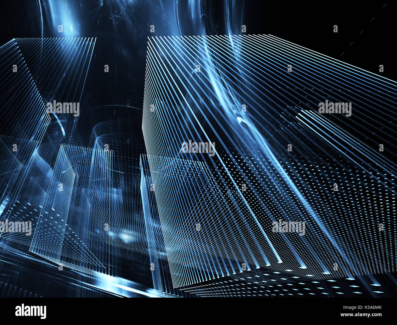 Abstract technology illustration, illustration Stock Photo - Alamy