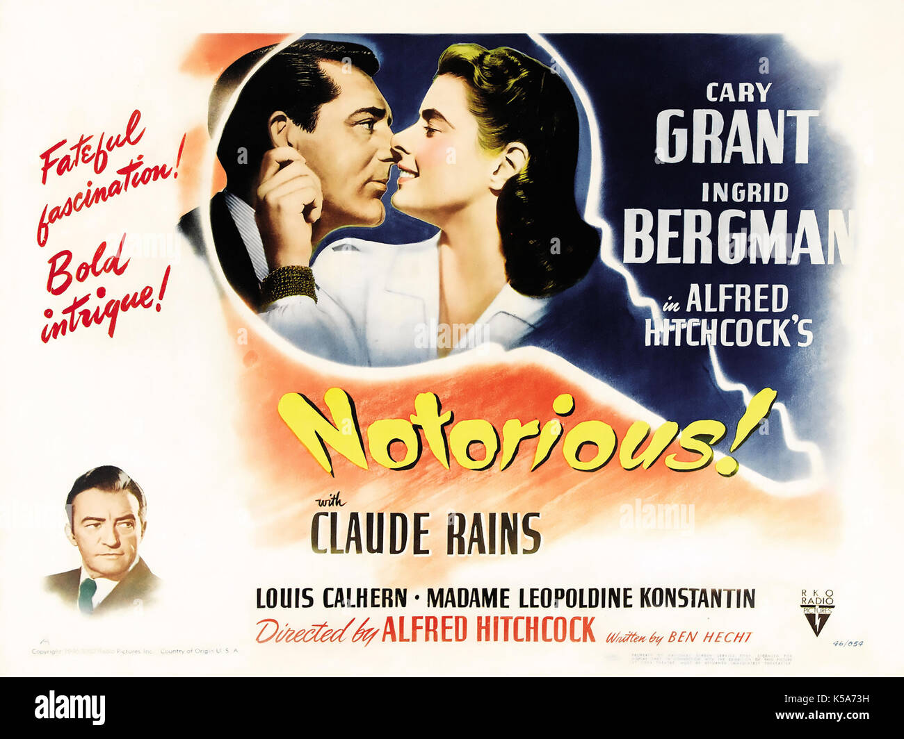 Notorious 1946 Poster