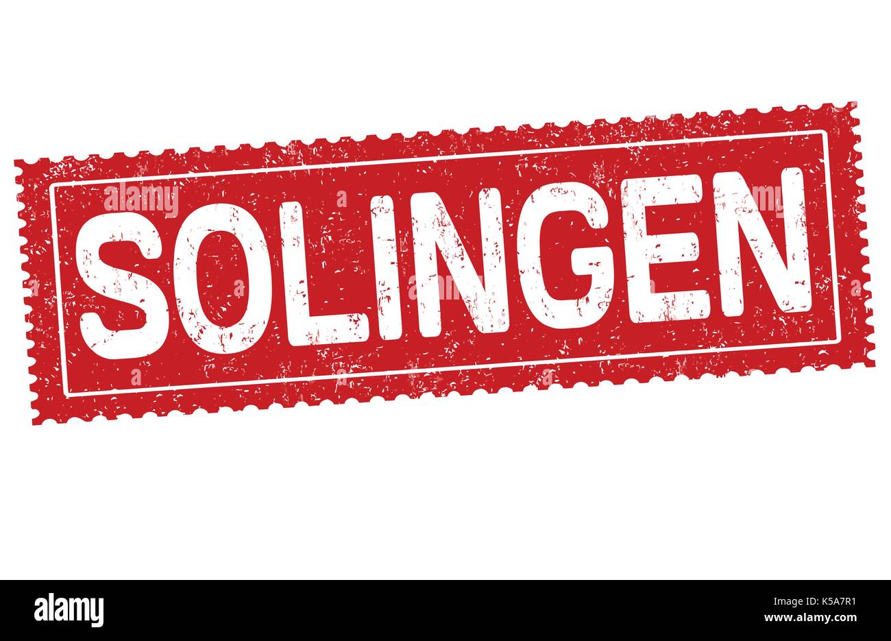 Solingen sign or stamp on white background, vector illustration Stock ...