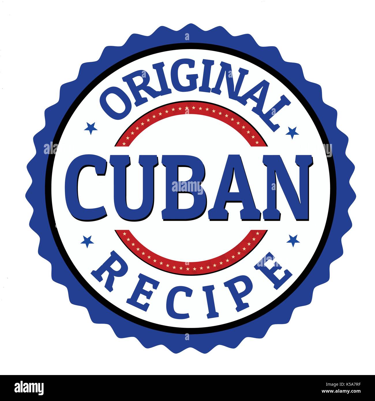 Traditional cuban meal Stock Vector Images - Alamy