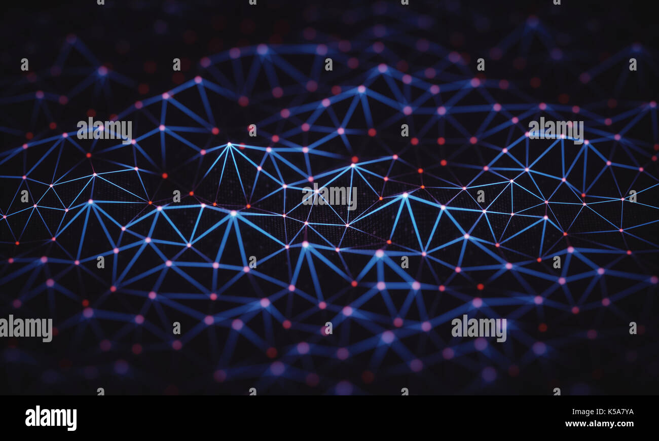 Connecting lines, illustration Stock Photo - Alamy