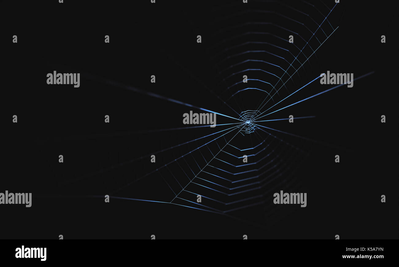 Spider web, illustration Stock Photo - Alamy