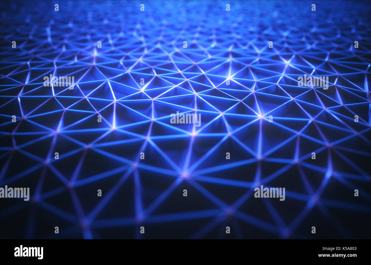 Blue connecting lines, illustration Stock Photo - Alamy