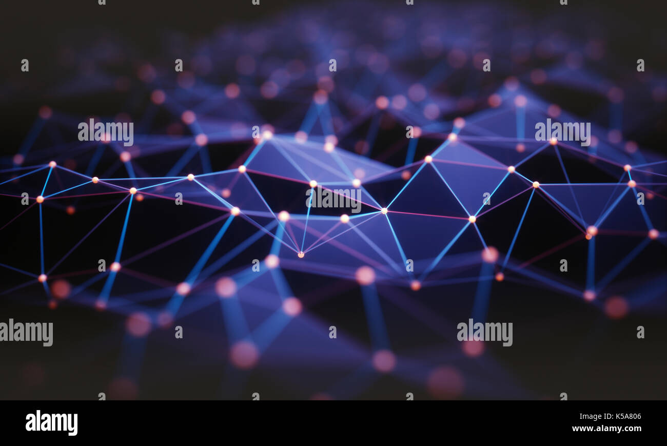 Connecting lines, illustration Stock Photo - Alamy
