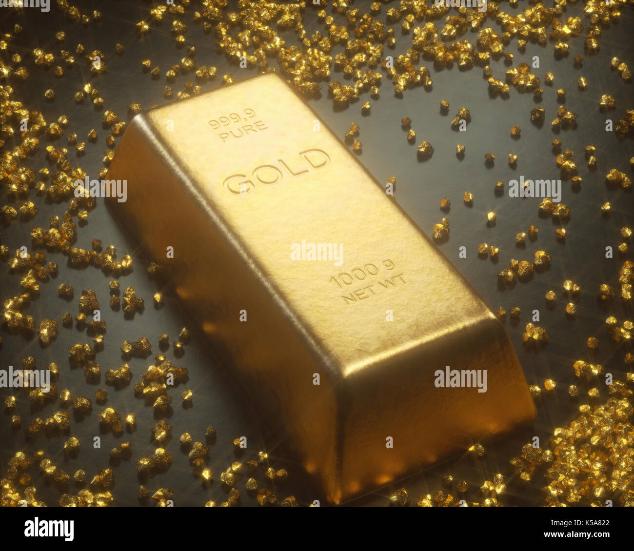 Gold bar studio hi-res stock photography and images - Alamy