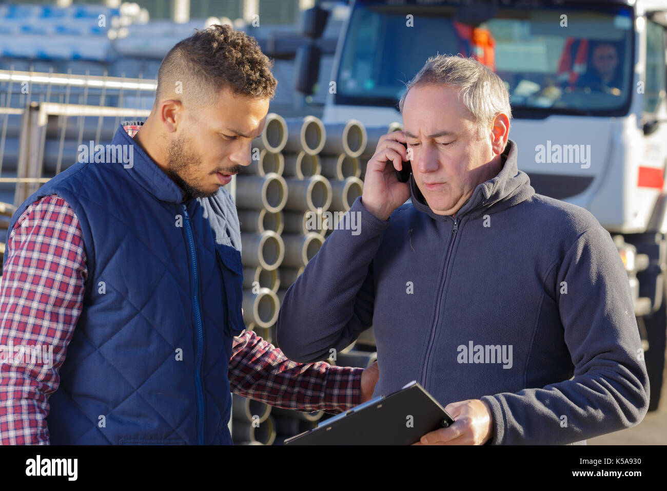 waiting for the delivery confirmation Stock Photo - Alamy